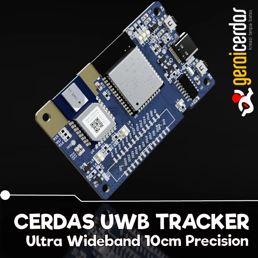 Cerdas UWB Tracker RTLS Indoor Position Ultra Wideband DW1000 DWM1000 - DWM1000 Genuine