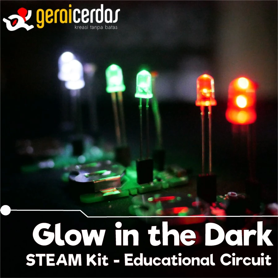 Glow In The Dark STEAM Kids Educational Circuit Without Arduino Coding